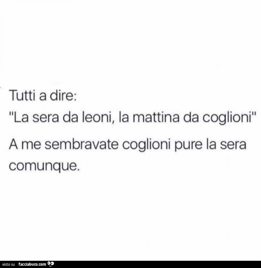 Tutti i meme sui Leoni - Facciabuco.com