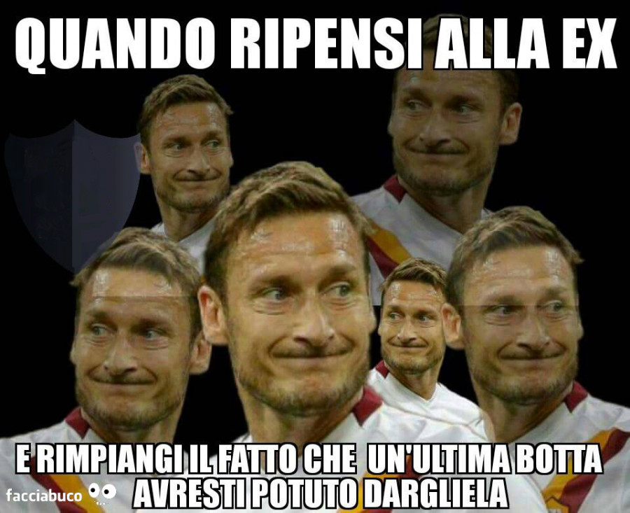 Tutti i meme su Francesco Totti - Facciabuco.com