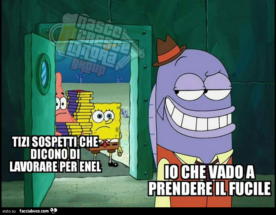 Tutti i meme su Spongebob - Facciabuco.com