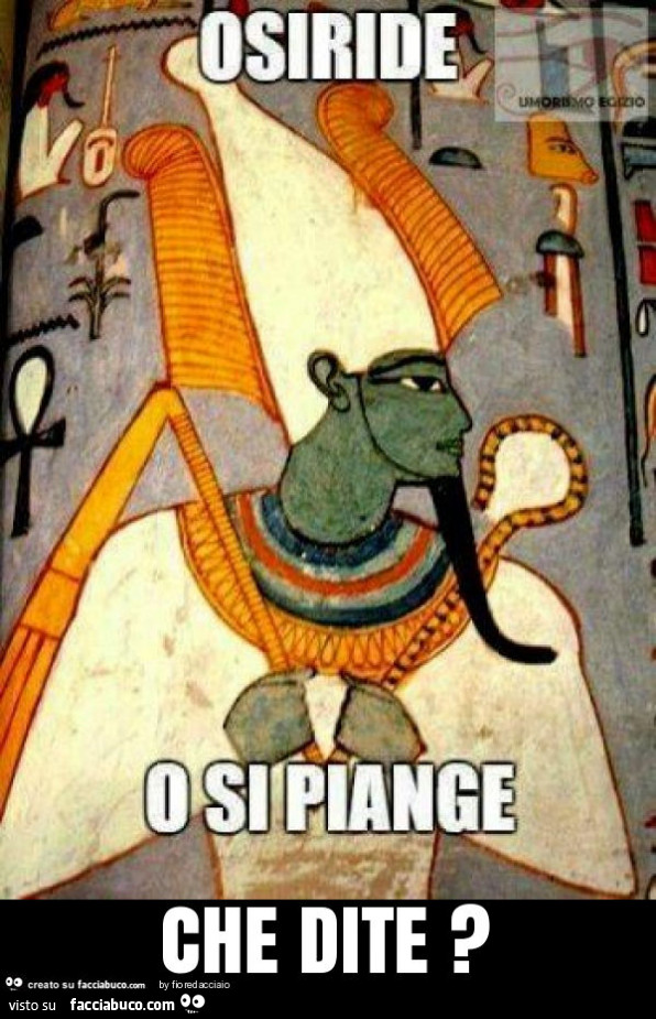 Che dite? - Facciabuco.com